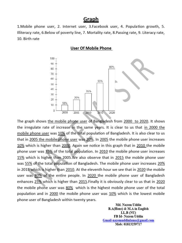 Graph and Pie Chart | PDF | Pie Chart