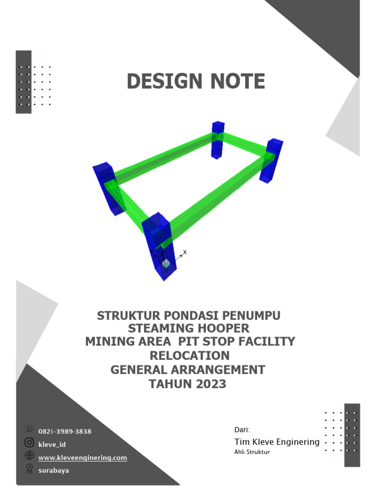 Report Pondasi Steaming Hooper - 2023 | PDF