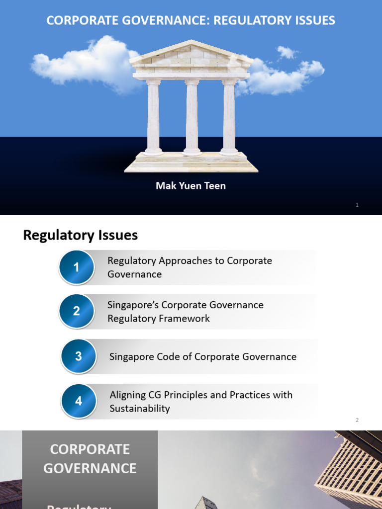 Acc3706 - Regulatory Issues - Sem1 - 2324 | PDF | Corporate Governance ...