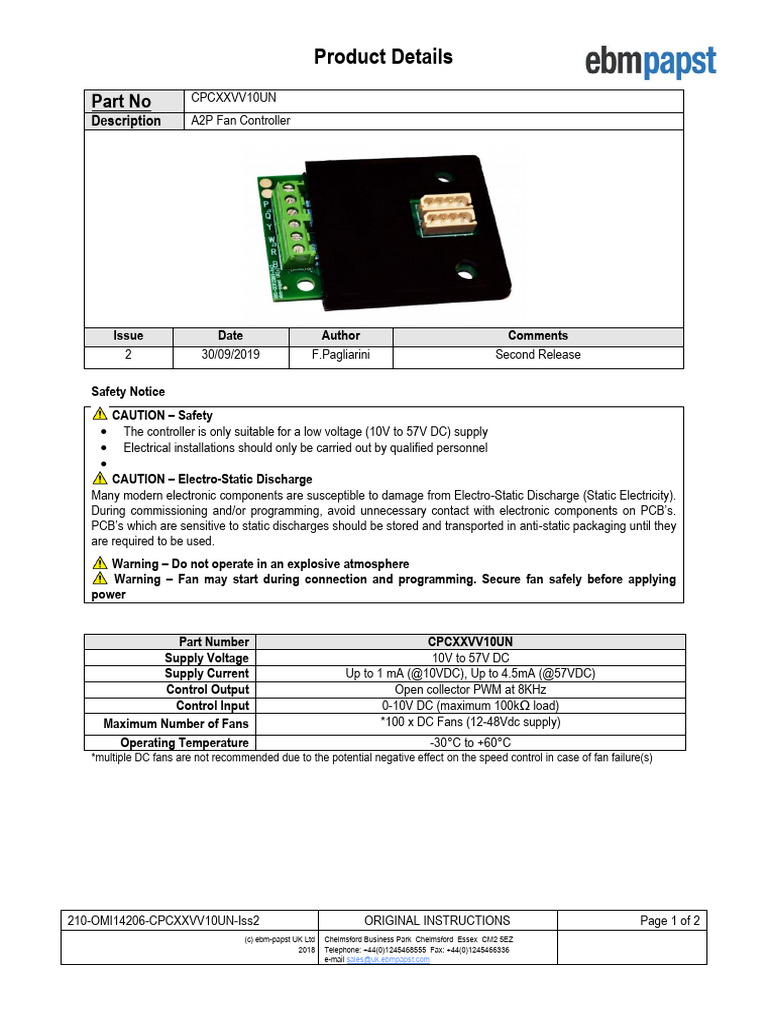 Product Details: Part No | PDF | Electrostatic Discharge | Printed ...