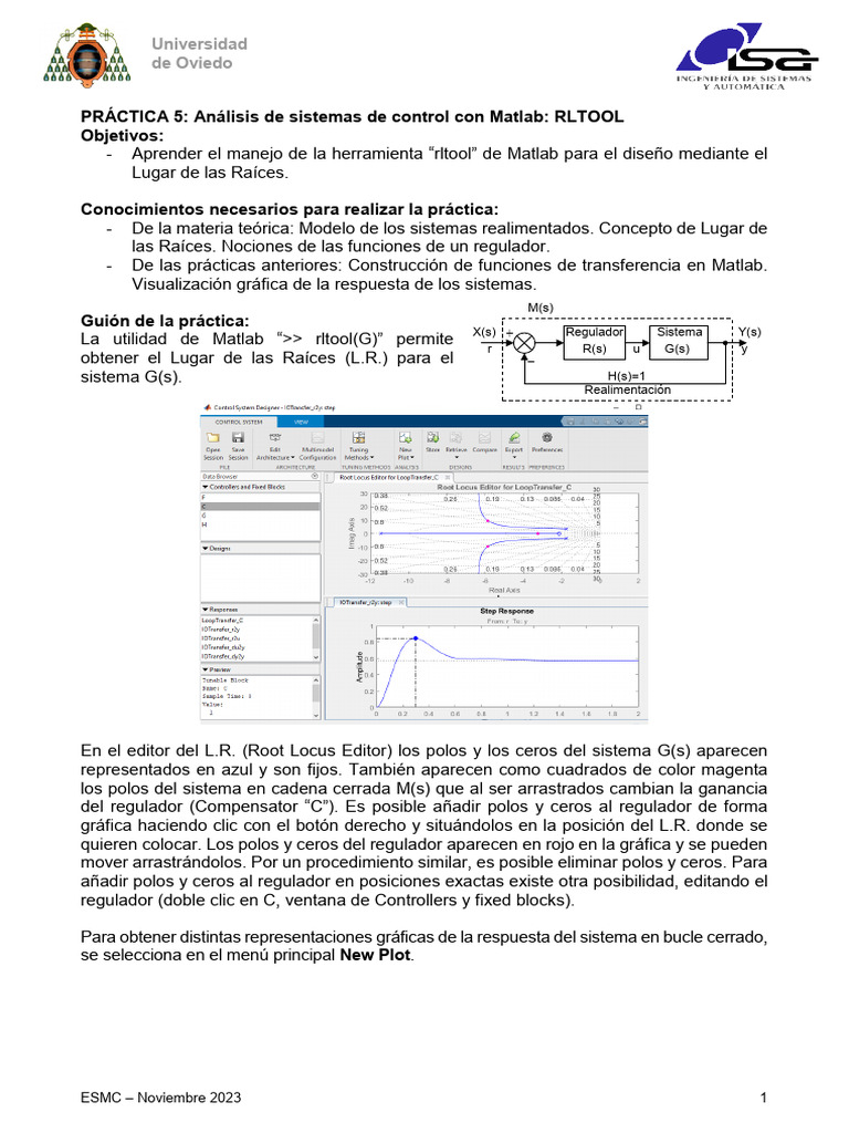 05-Análisis Con RLTOOL | PDF | Realimentación | Teoría de sistemas