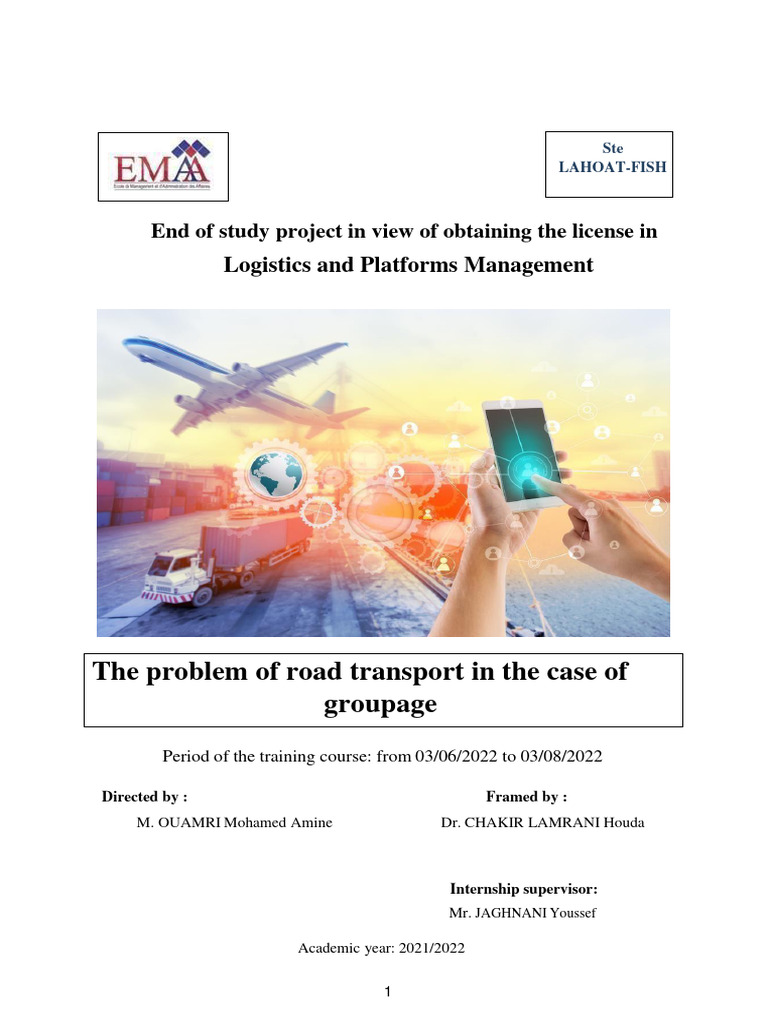 The Problem of Road Transport in The Case of Groupage | PDF | Logistics | Methodology