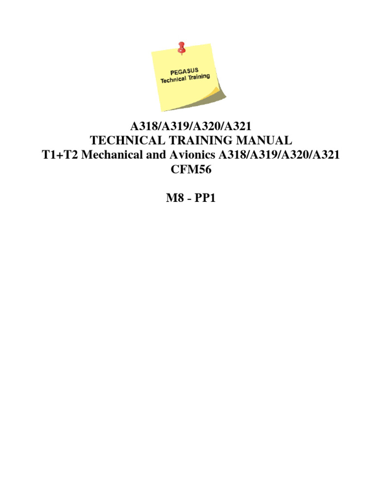 Airbus T1+T2 CFM56 Tech Doc M8 - PP1 | PDF | Jet Aircraft | Airliner