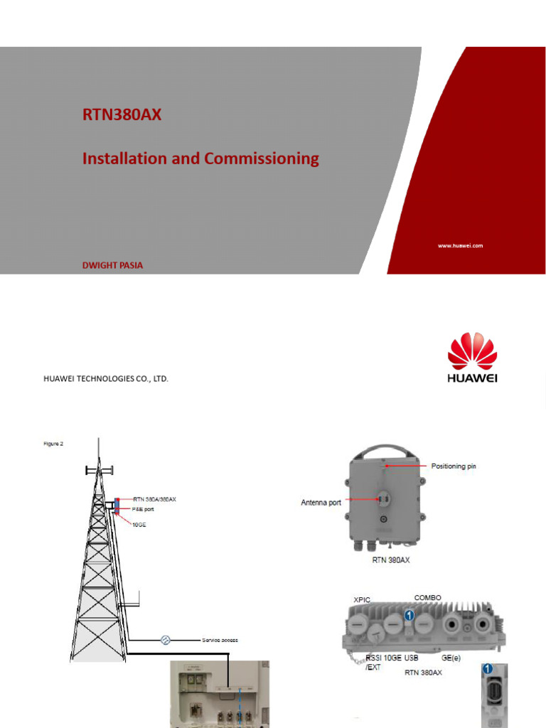 RTN380AX Installation and Commissioning Guide | PDF | Telecommunications | Data Transmission
