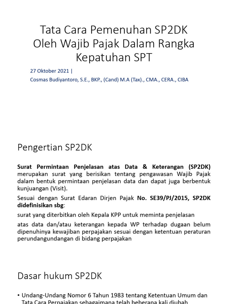 Workshop SP2DK | PDF
