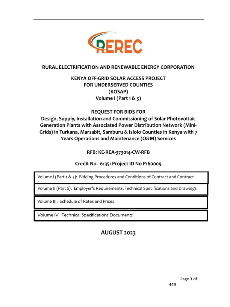 Rerec Vol 1 | PDF | Procurement | Loans