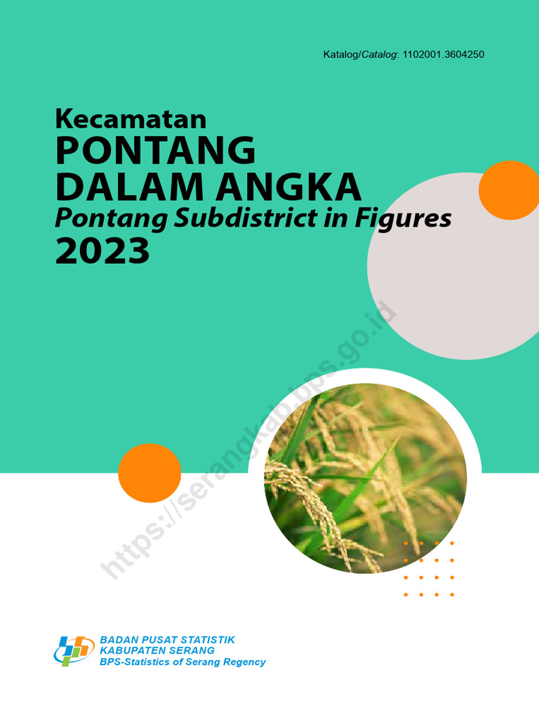Kecamatan Pontang Dalam Angka 2023 | PDF