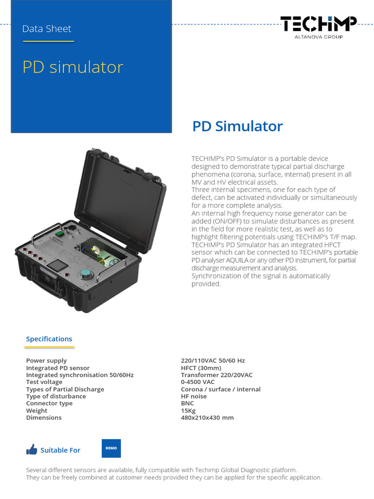 PD Simulator EN | PDF | Alternating Current | Information And Communications Technology