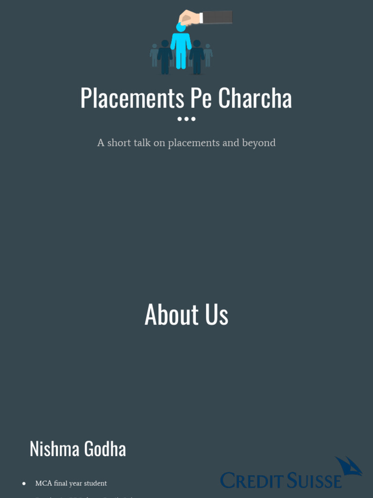 IIPS DAVV Placement Talk | PDF