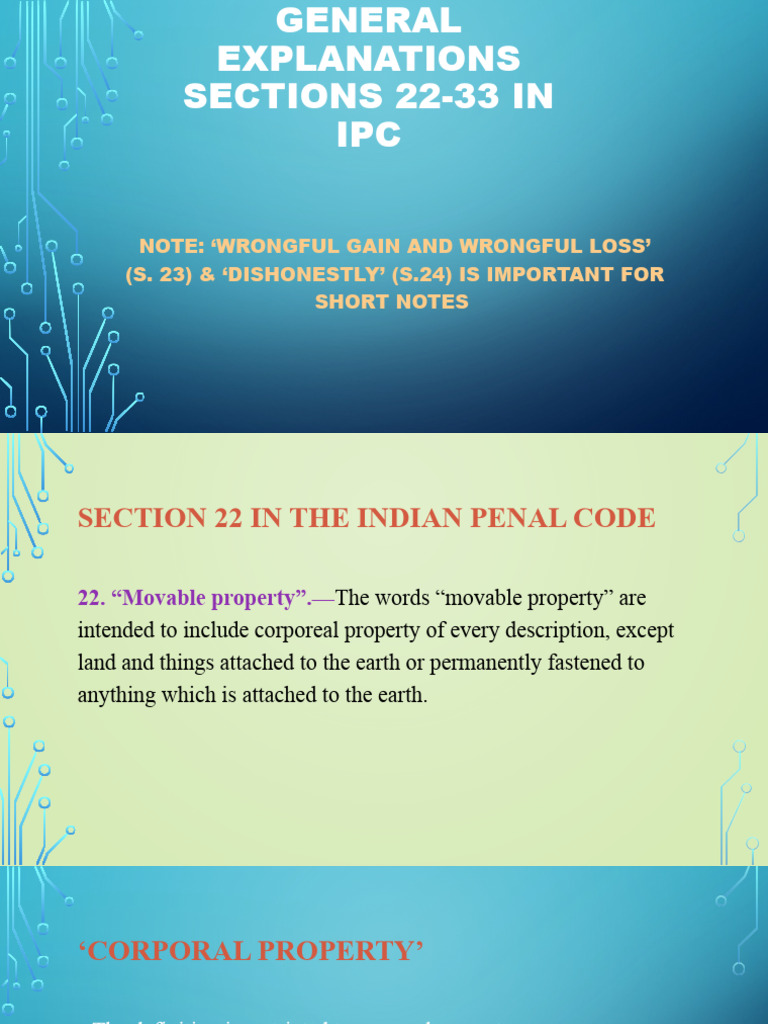 General Explanations S. 22-33 IPC | PDF | Deception | Fraud