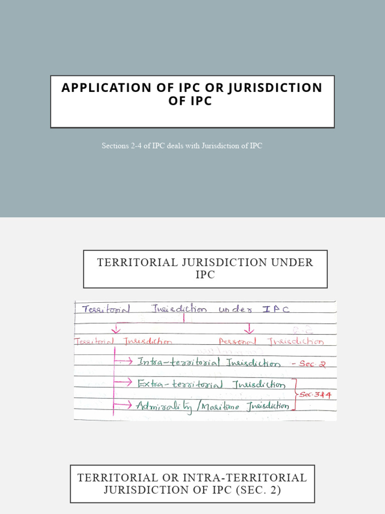 Jurisdiction of IPC: Territorial Scope | PDF | Territorial Waters ...