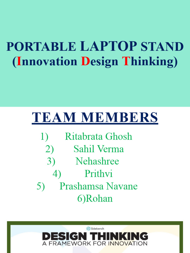 IDT Powerpoint Presentation | PDF | Laptop | Design Thinking