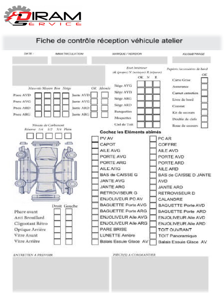 fiche de controle | PDF