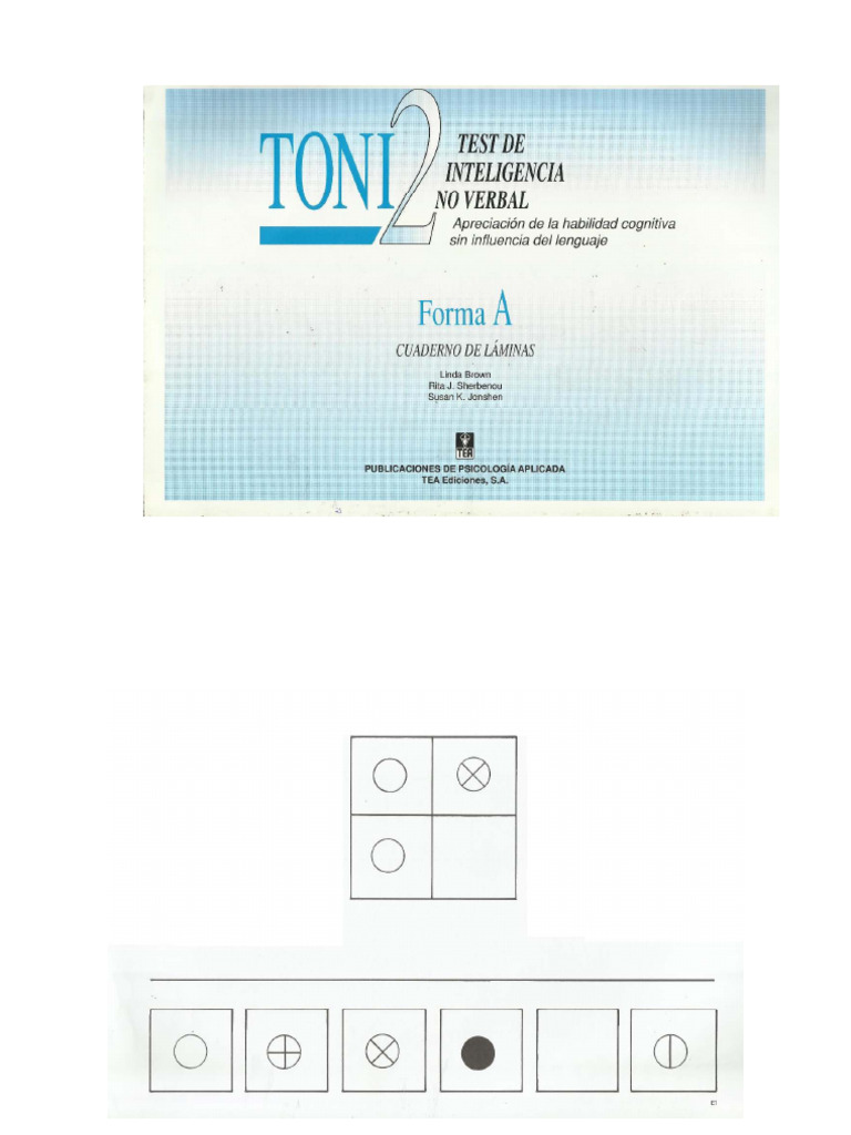 Toni 2 Cuaderno de Laminas Forma A y B | PDF