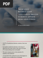 Patient Medication Reconciliation Form Sample | PDF