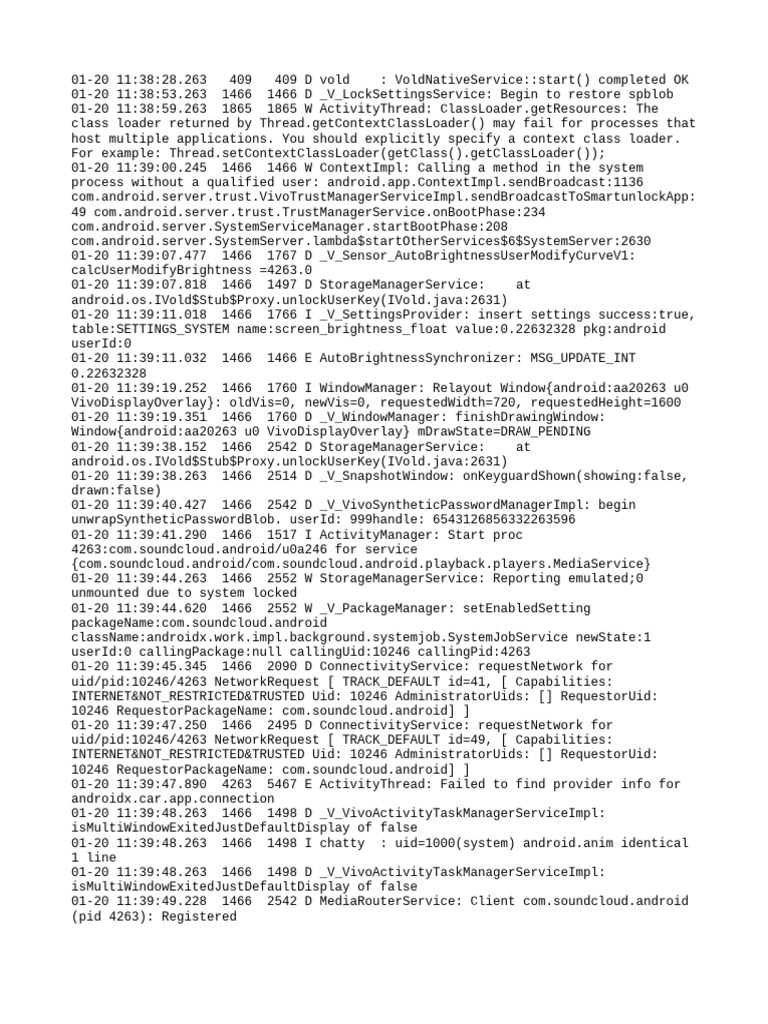Log | PDF | Operating System Families | Computer Programming