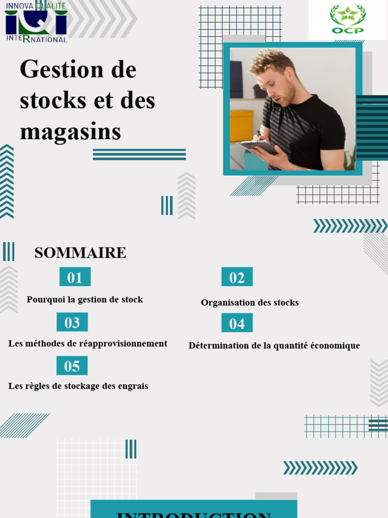 Gestion des Stocks et Magasins | PDF | Inventaire | Stockage de l'énergie