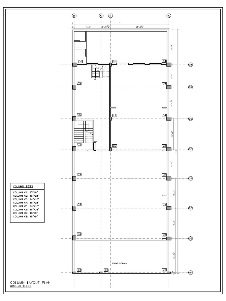 Column Layout Plan 01 | PDF