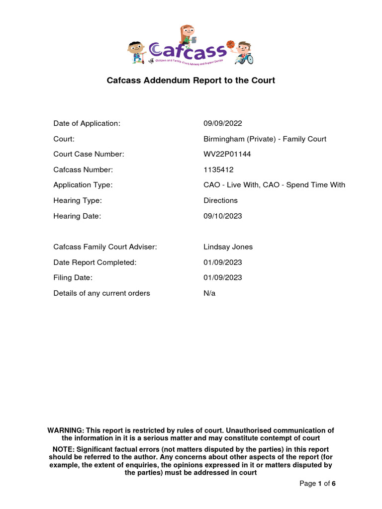Olaru 1135412 S7 Addendum Report 30082023150046 - MR Iorgu-Marius Olaru | PDF | Domestic ...