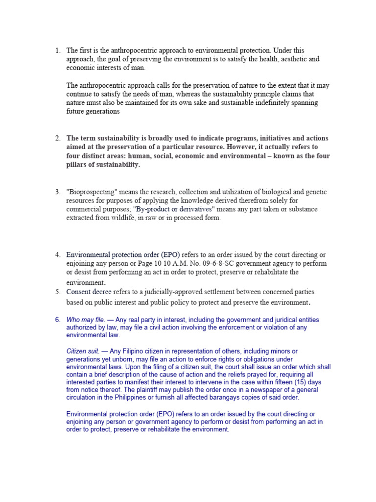 Environmental Protection Orders Explained | PDF | Search Warrant ...
