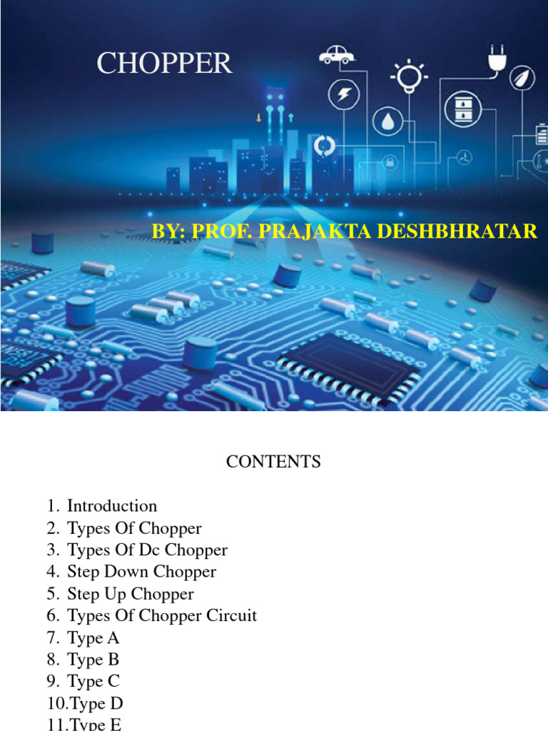 unit 5 chopper | PDF | Direct Current | Electronic Engineering