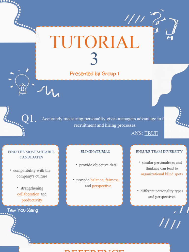 Tutorial 3 Mcq | PDF | Psychology | Psychological Concepts