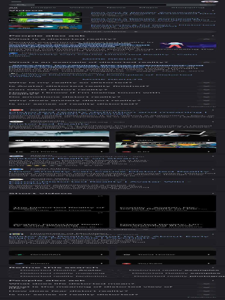 Distorted Reality - Google Search | PDF | Psychology | Mental Health