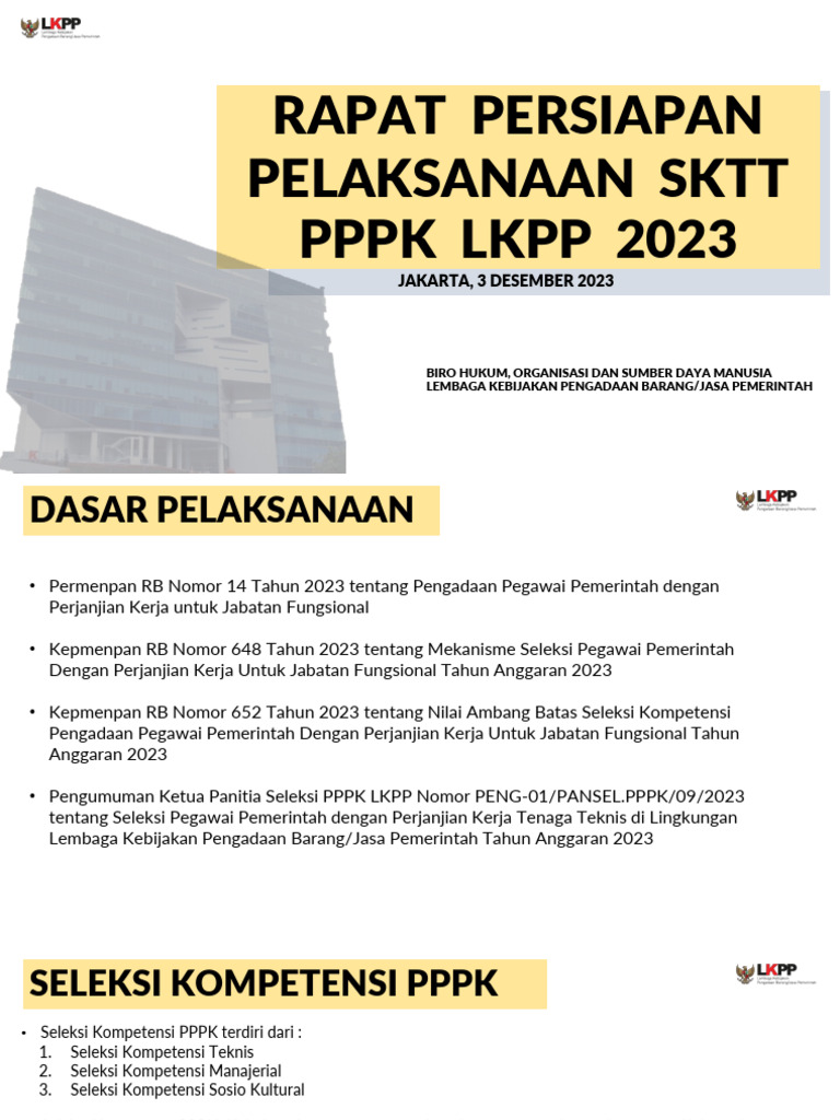 Panduan SKTT PPPK LKPP 2023 | PDF | Bisnis | Komputer