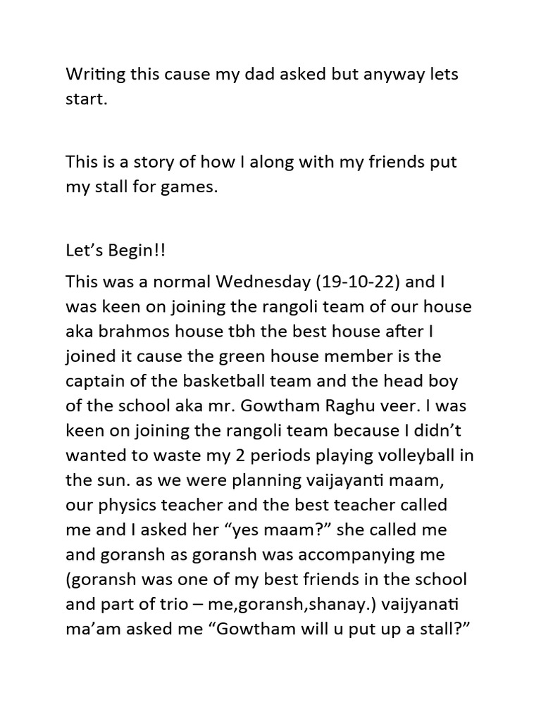 Diwali Mela Stall | PDF