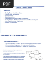 Cooling Tower Performance Formulas | PDF