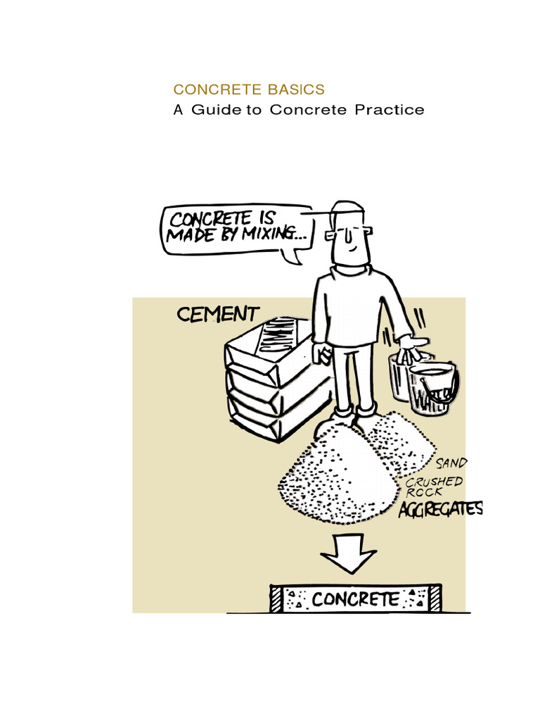 Concrete Basics _ Notes | PDF | Concrete | Cement