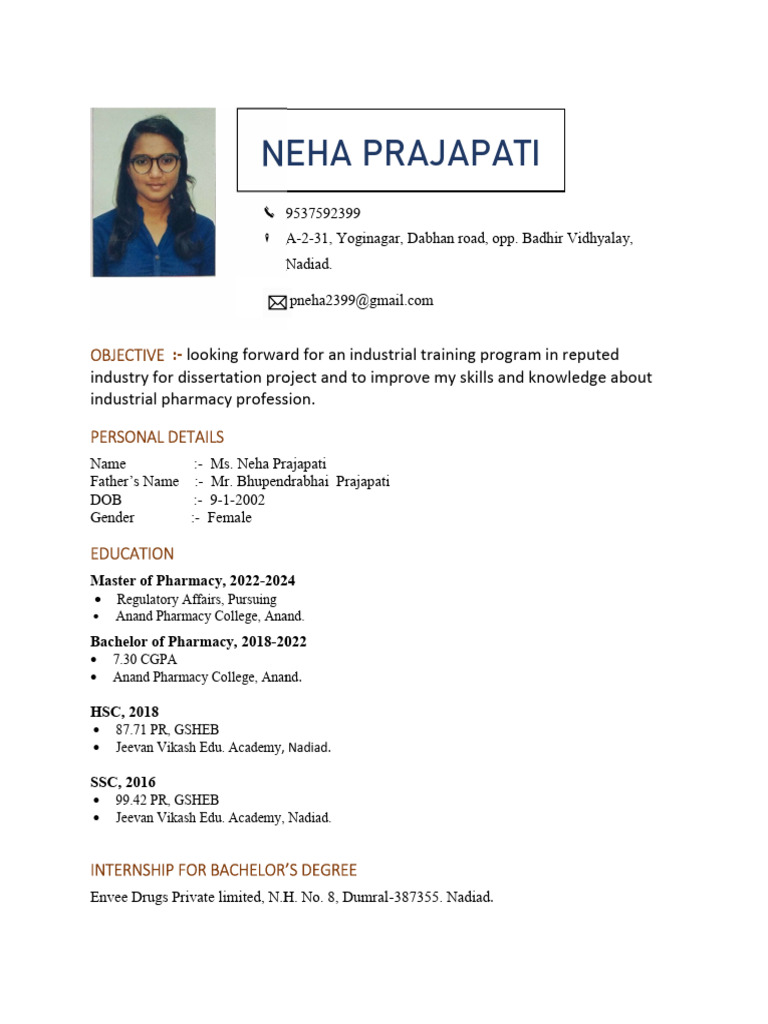 Neha Resume | PDF