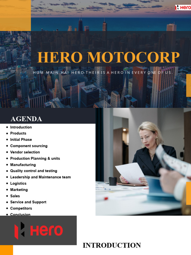 Business Process - Hero MotoCorp | PDF | Transport | Land Vehicles