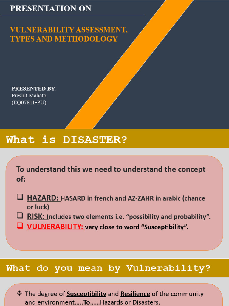 Vulnerability Assessment - Preshit Mahato | PDF | Vulnerability | Hazards