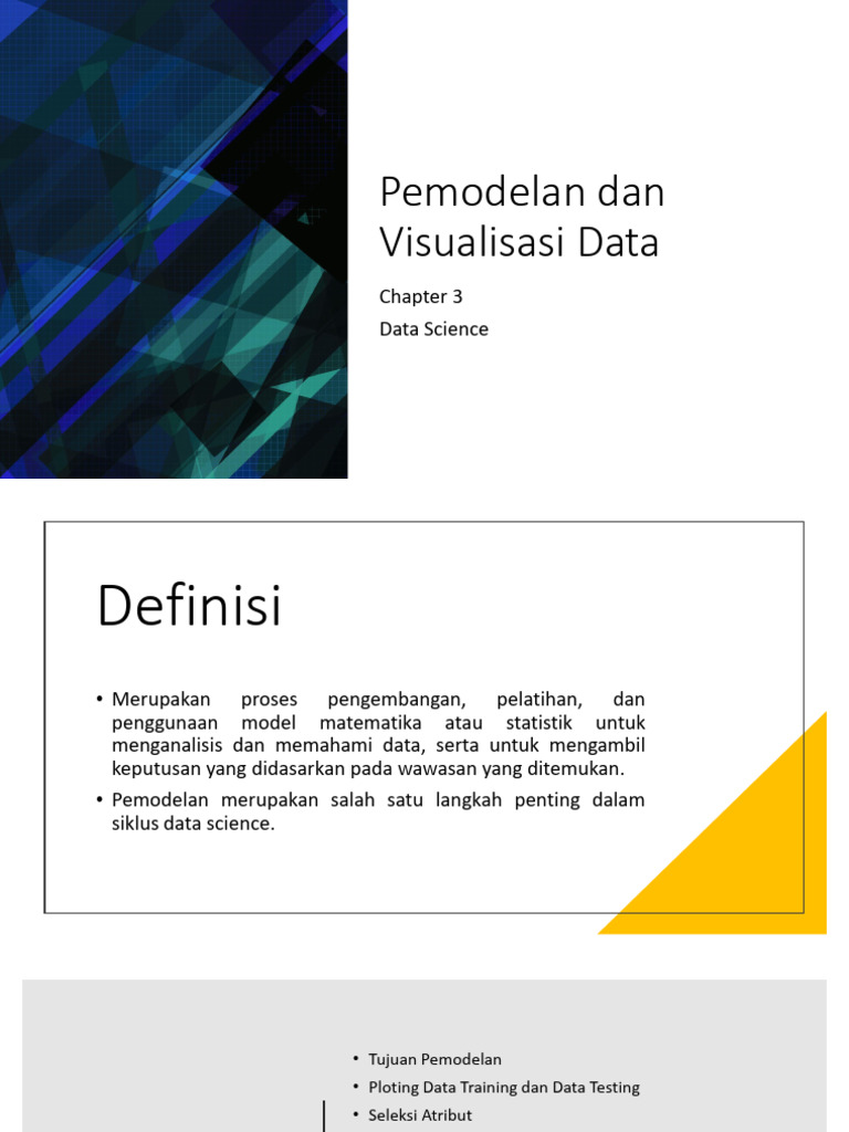 Pertemuan 4 Chapter 3 Pemodelan Dan Visualisasi Data | PDF | Komputer
