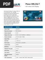 Planar Walldirector Video Controller Brochure Web | PDF | Hdmi | Video