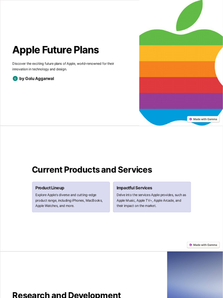 Apple Future Plans | PDF