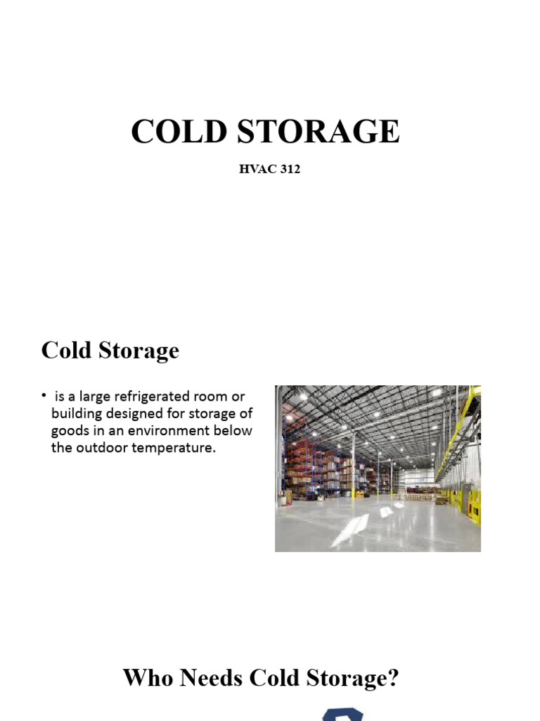 Cold Storage | PDF
