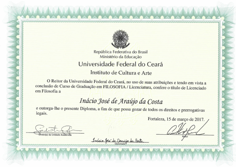 Diploma Graduacao | PDF