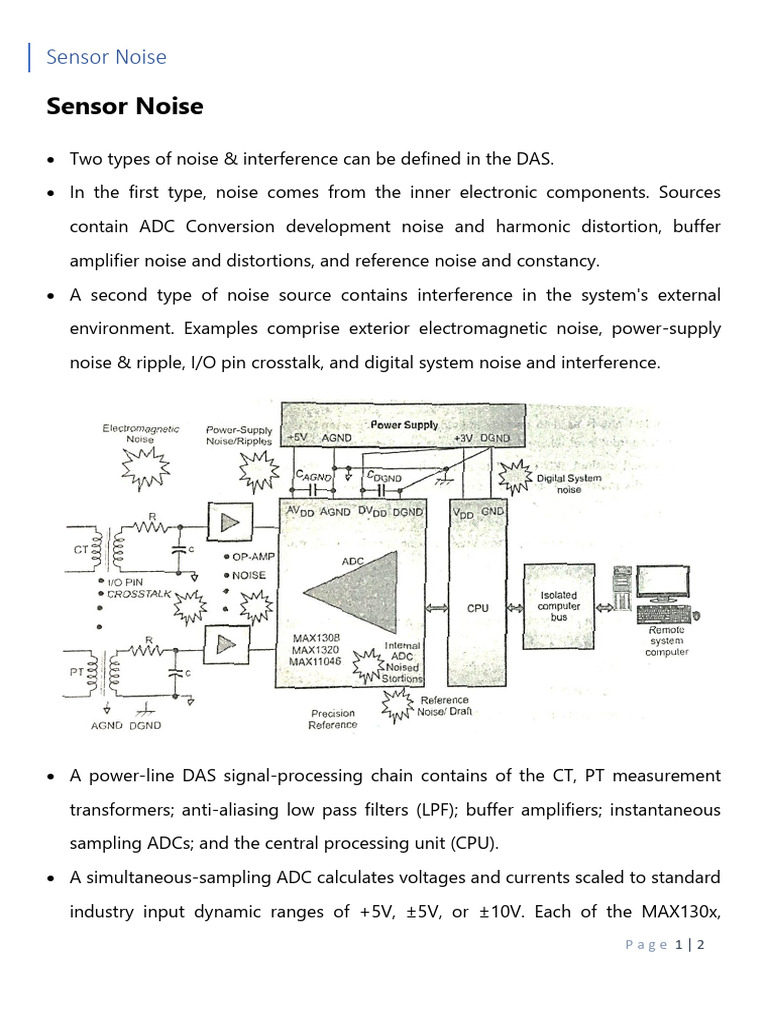 Sensor Noise | PDF