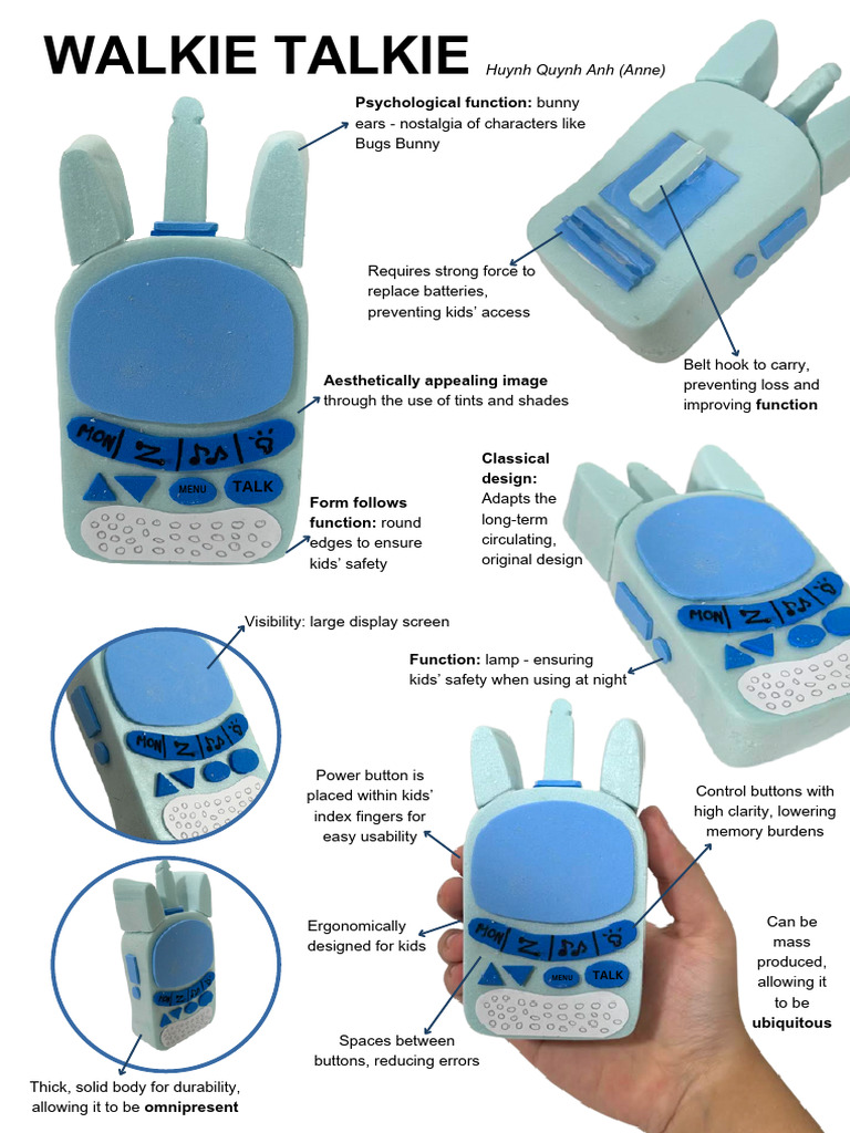 Walkie Talkie Design for Kids' Safety | PDF