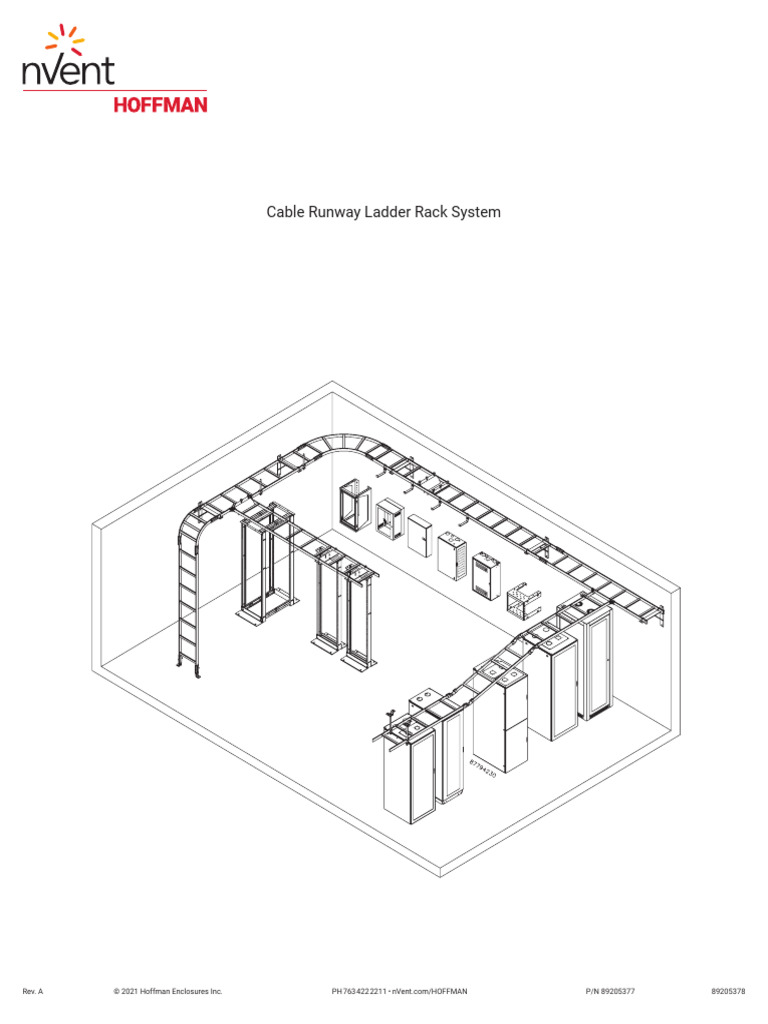 Cable Runway Ladder Rack System: © 2021 Hoffman Enclosures Inc ...