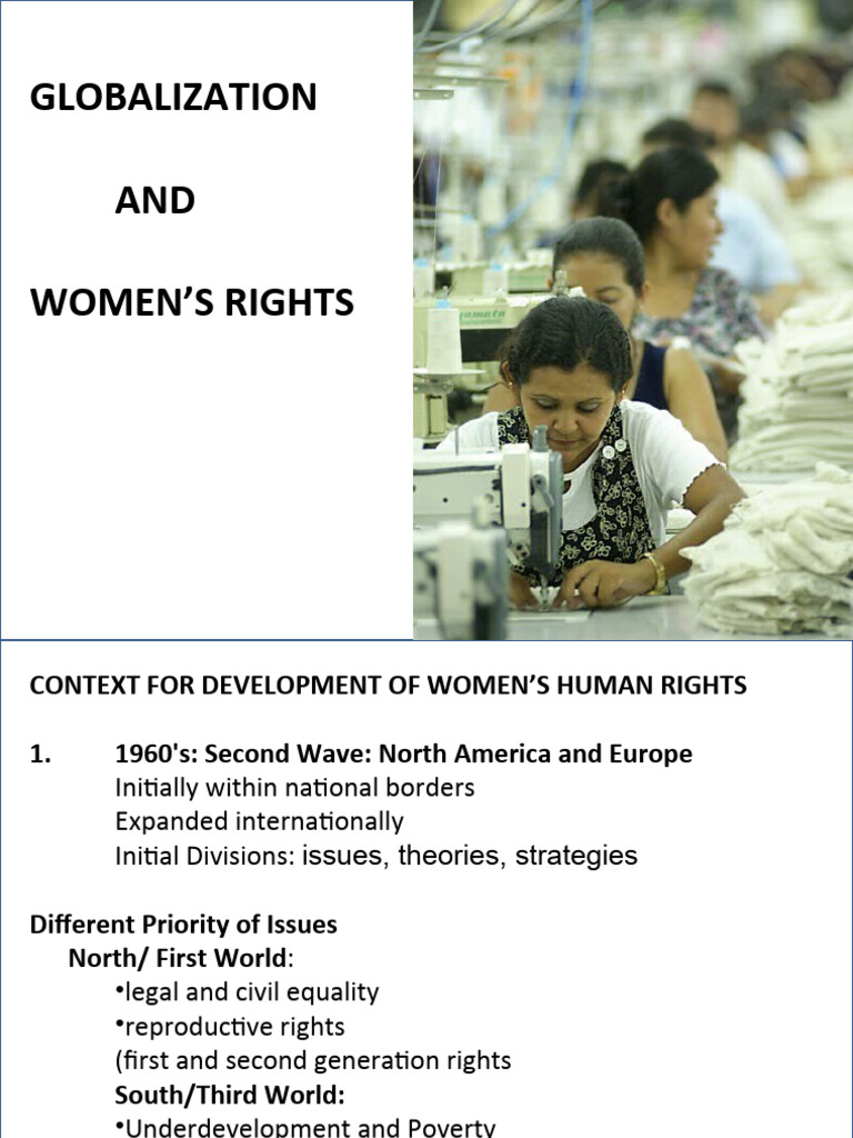 Globalization's Impact on Women's Rights | PDF | Globalization | Ideologies