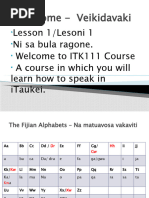 Vosa Vakaviti Fijian Language Cards | PDF | Human Voice | Linguistics