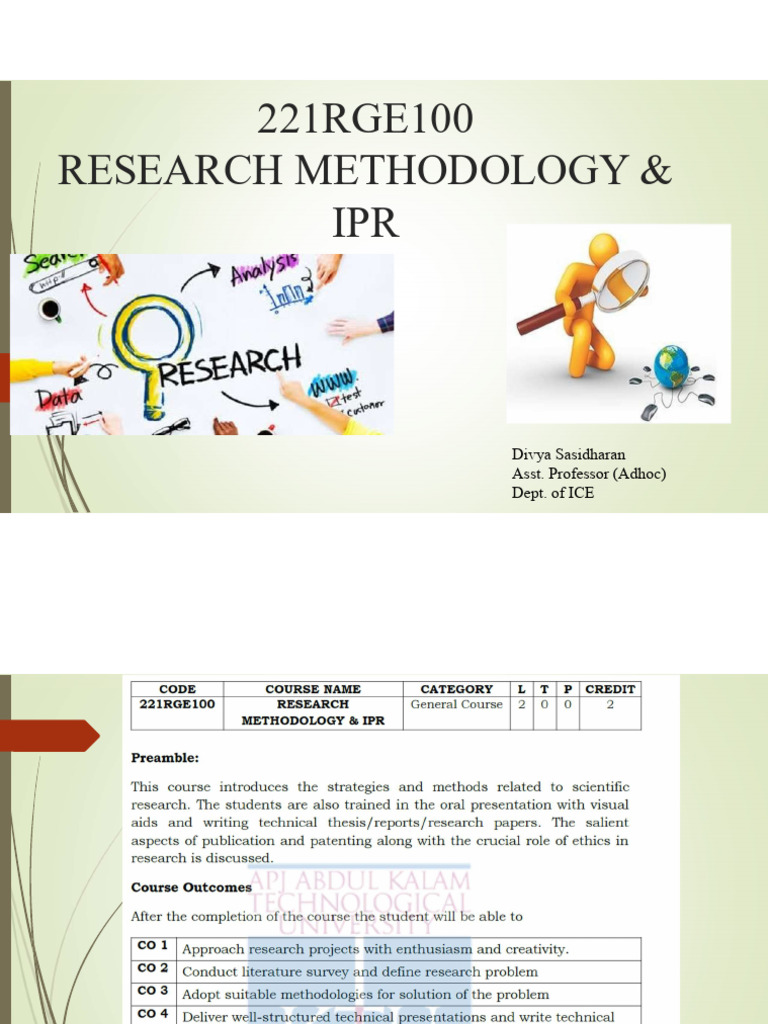 Reserch methodology | PDF | Methodology | Hypothesis