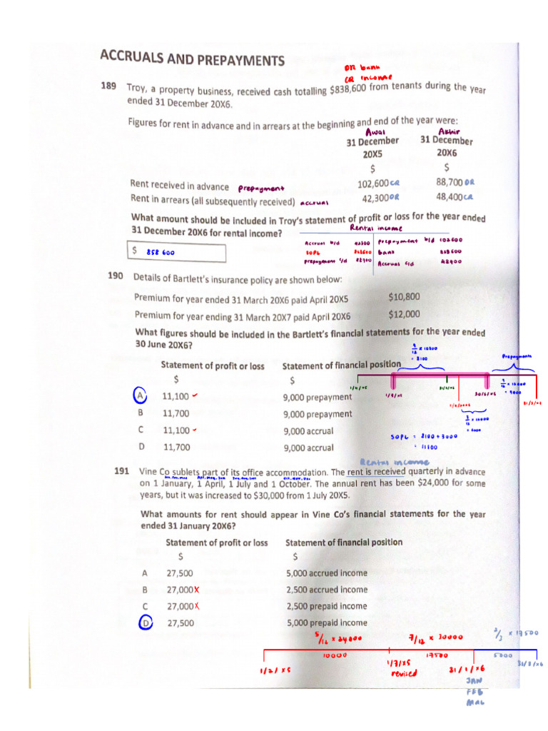 Accruals and Prepayments | PDF