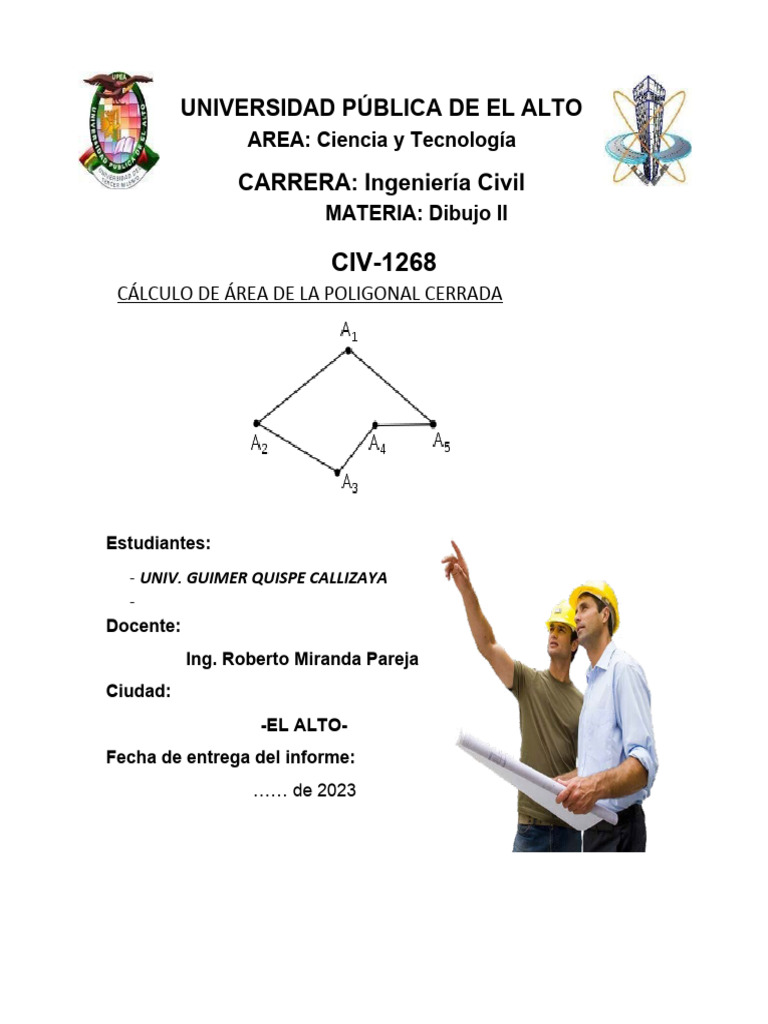 DIBUJO II Trab de Campo | PDF | Medición | Polígono