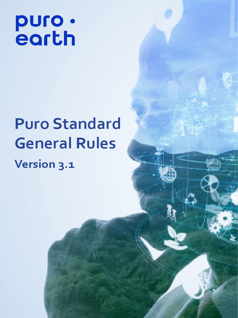 Puro Standard General Rules v3.1 | PDF | Carbon Dioxide | Financial Audit