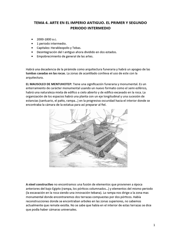 Tema 4 Arte Antiguo | PDF | Pirámide | templo