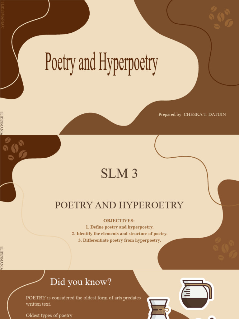 Understanding Hyperpoetry in Literature | PDF | Poetry | Metre (Poetry)